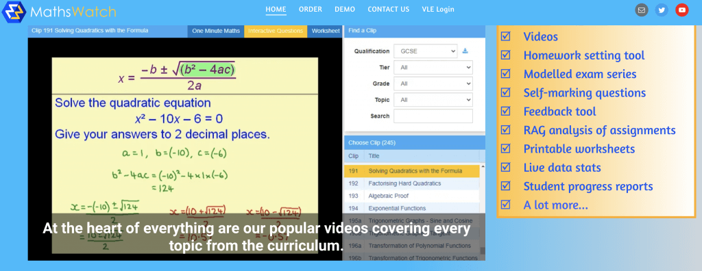 MathsWatch How To Use MathsWatch